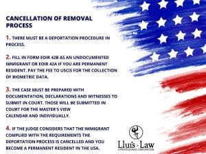Cancellation of Removal 2025 – Stop Deportation | Lluis Law